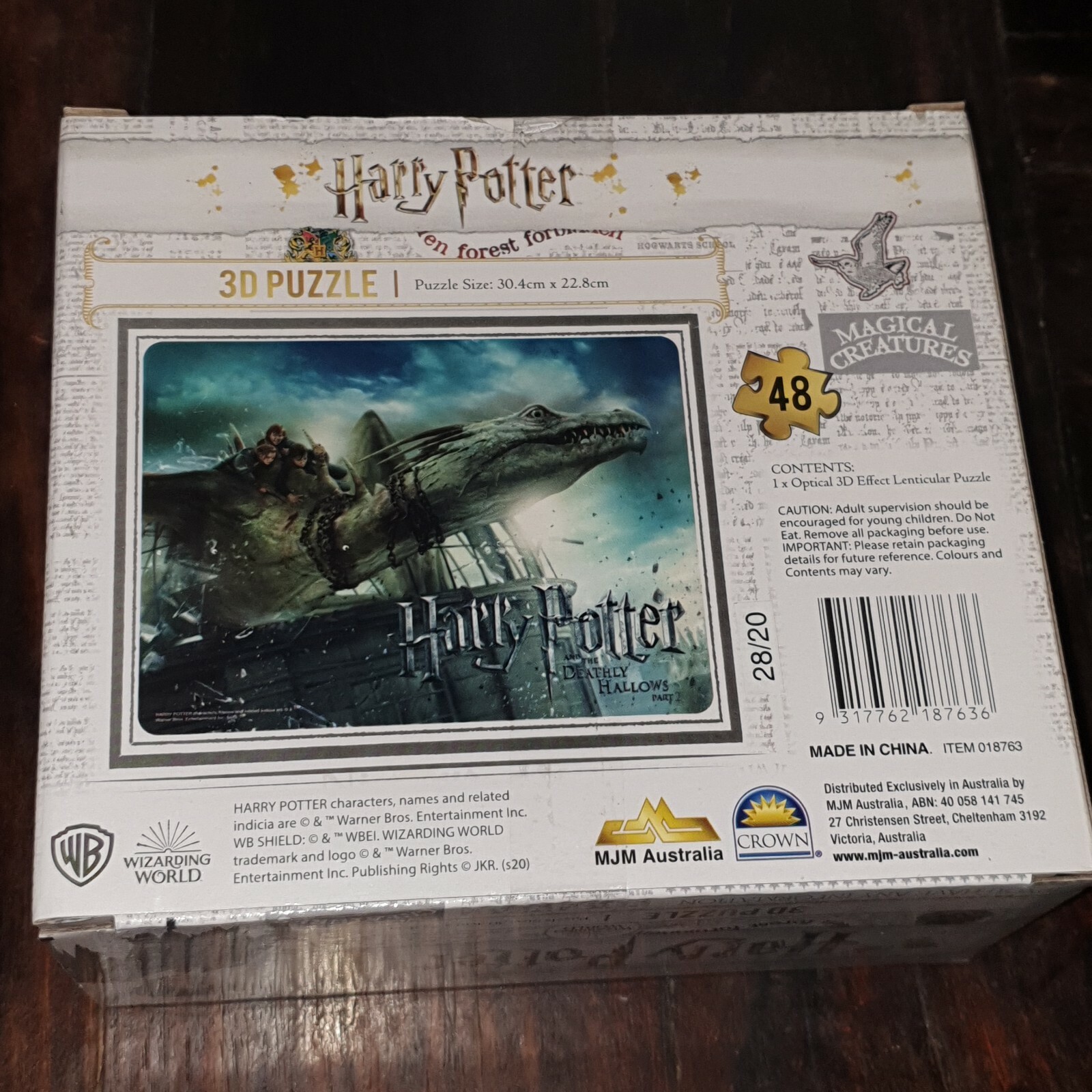 Harry Potter Wizarding World - 3D JIGSAW Puzzle - 48 Piece - FREE POST ...