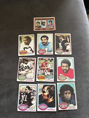 Lot Of 10 Vintage 1976 Topps NFL Cards | eBay