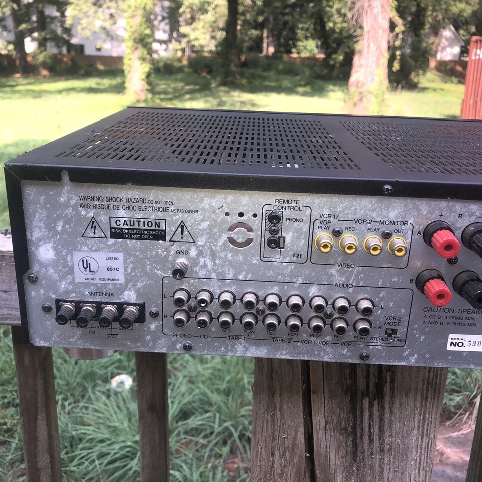 ONKYO QUARTZ SYNTHESIZED TUNER AMPLIFIER MODEL: TX-840 No power 4 Parts ...