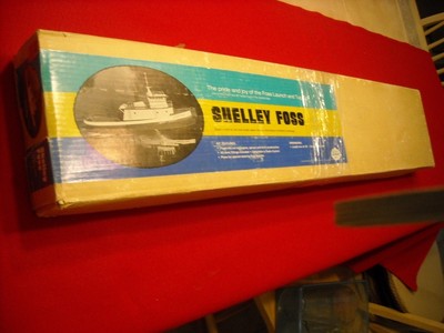 1990 Vintage Dumas Model Boat Kit SHELLEY FOSS TUGBOAT 36" R/C ...