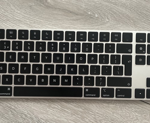 Apple Magic Keyboard with Touch ID & Numeric Keypad British - Black ...