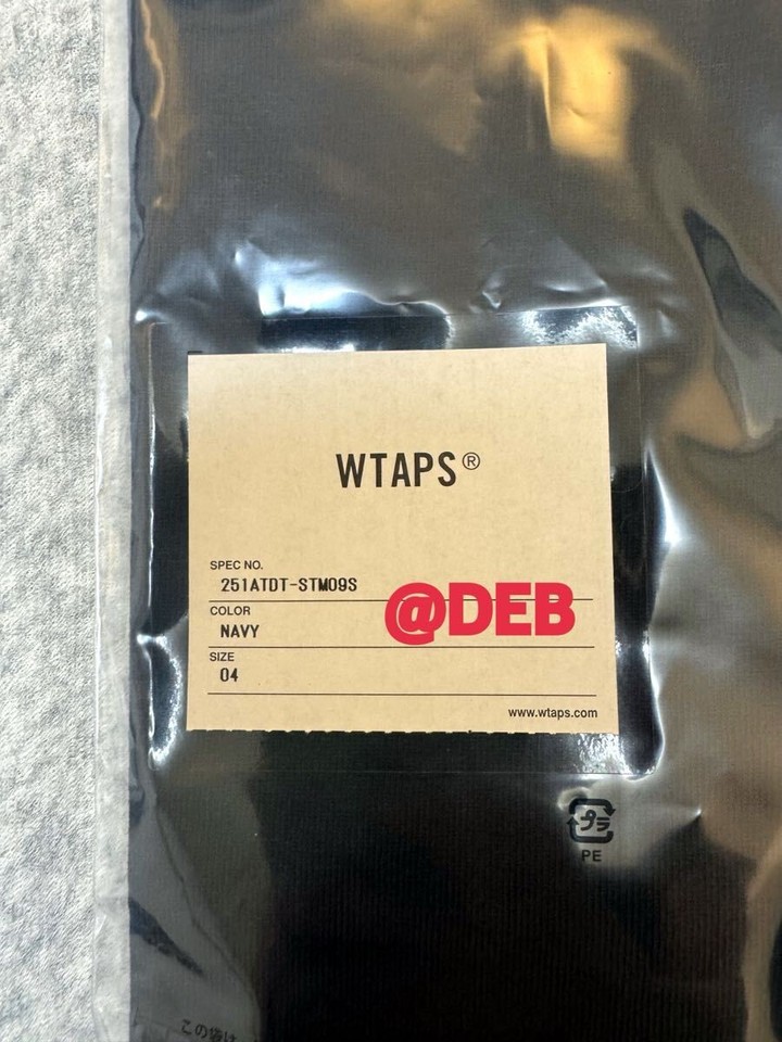 WTAPS 2025SS TNNL SS TEE NAVY XL Size Double Taps Tunnel Spot T Shirt ...