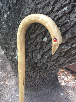 NIGHTHAWK GRAND MASTER HAWK HEAD CANE- MADE IN U.S.A. CUSTOM OAK CANE ...