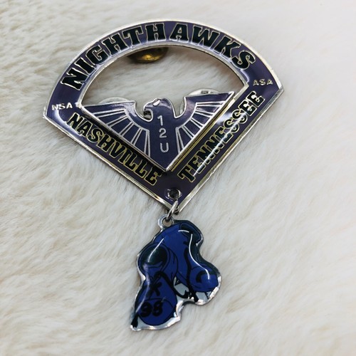Vtg 1998 Nashville TN Nighthawks 12U NSA ASA Softball Lapel Pin | eBay
