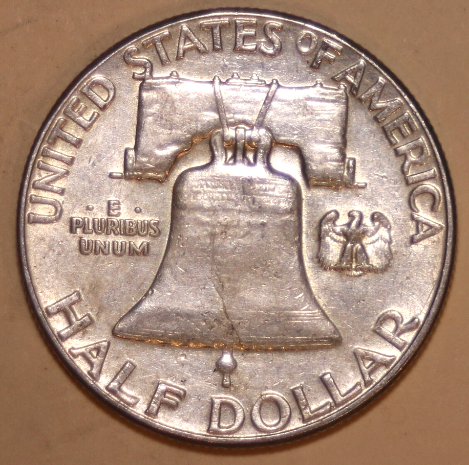 1963-P Franklin Silver Half Dollar - Extra Fine - #C3498 - FREE ...