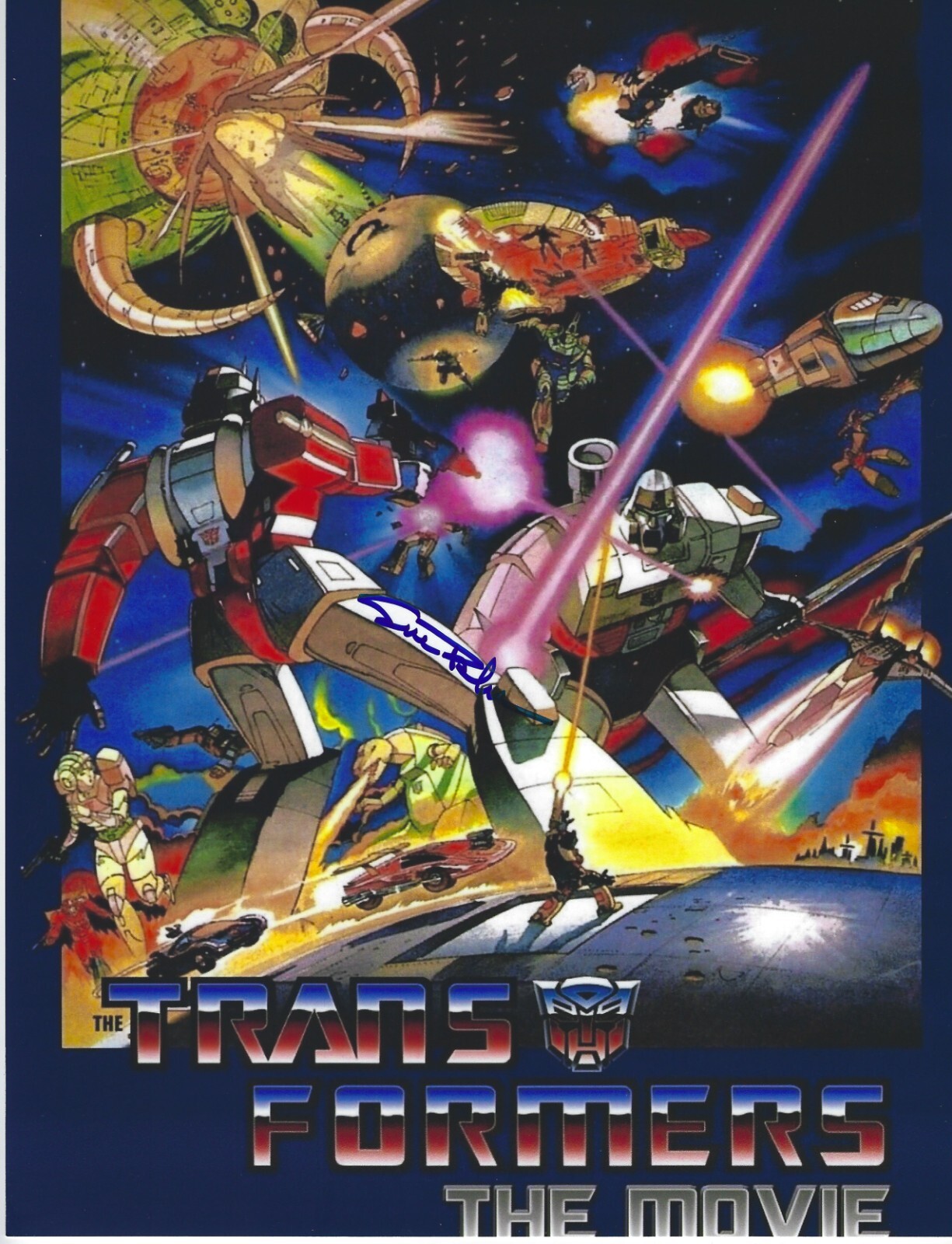 SUSAN BLU Voice Actor THE TRANSFORMERS Signed 8.5 x 11 Photo ARCEE Free ...