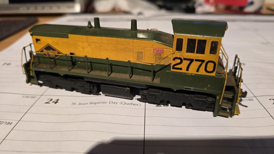 HO Alco Models Reading SW1500 #2770 | eBay