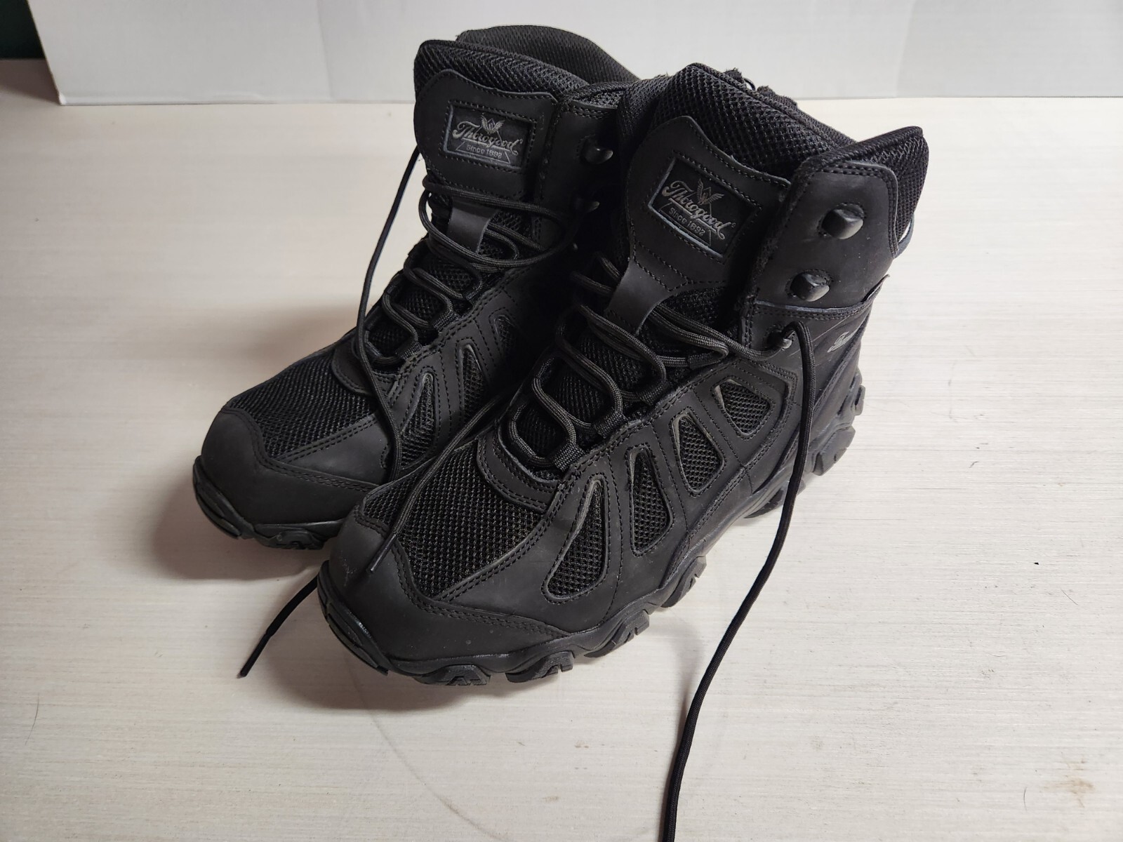 THOROGOOD CROSSTREX WATERPROOF POLISHABLE SOFT TOE SIDE-ZIP BOOTS SZ 11 ...