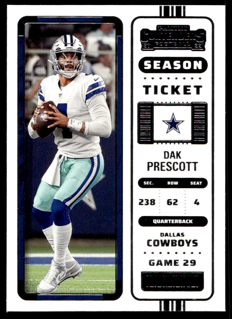 2022 Panini Contenders Season Ticket Dak Prescott G260 #27 | eBay