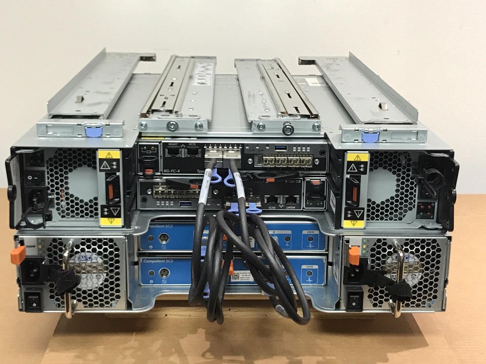 Compellent SC4020 Licensed 48x 480GB 12G SAS SSD All Flash 8Gb FC 23TB ...