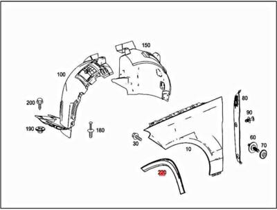 Genuine MERCEDES C292 GLE Coupe C292 Cover bumper area 2928856622 | eBay