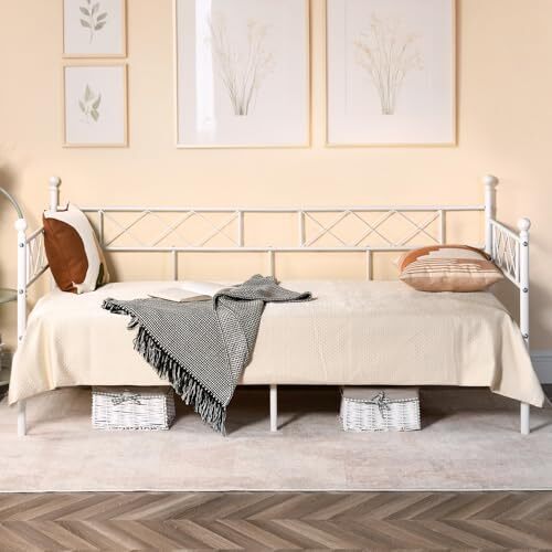 Size Daybed Frame, No Box Spring Needed Day Bed Fram Bed Frames Twin ...