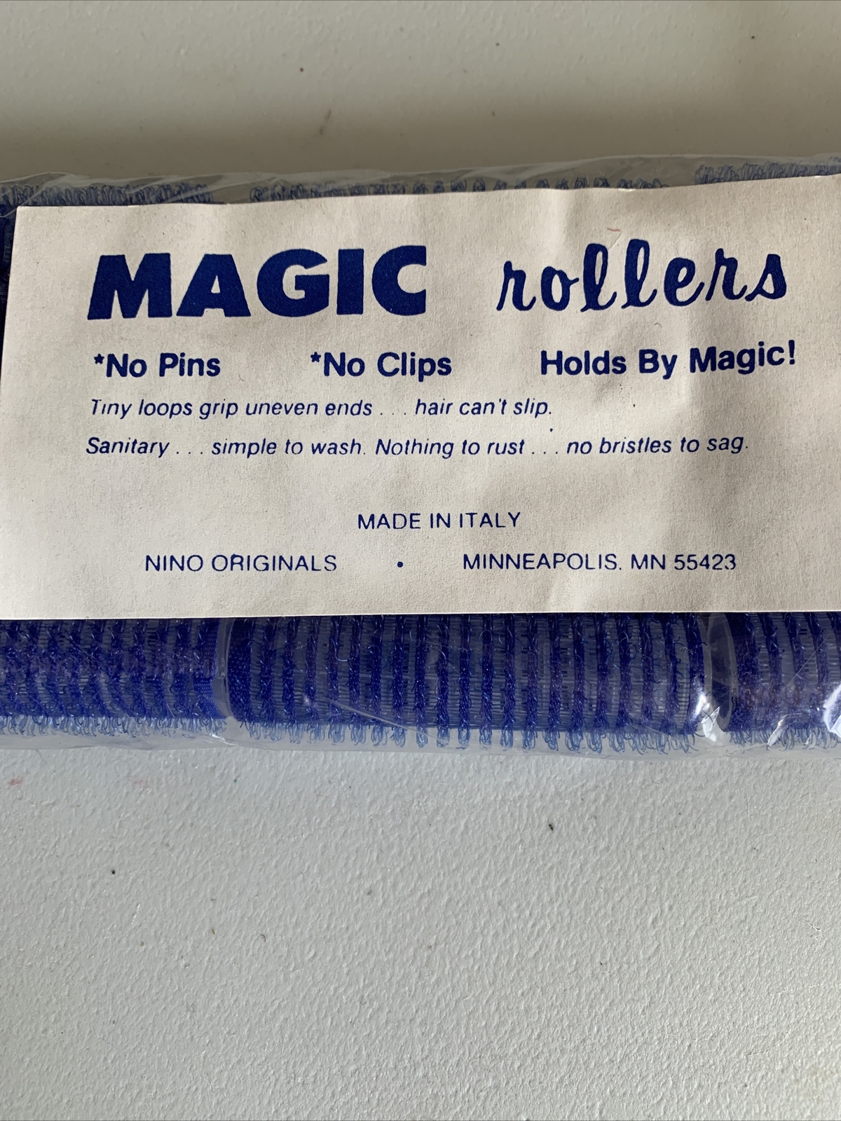 Vintage Magic Rollers Made in Italy Set of 12 No Pins No Clips Needed ...
