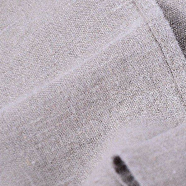 Pure 100% Natural Washed Linen Soft Fabric 240gsm, 150cm Wide Natural ...