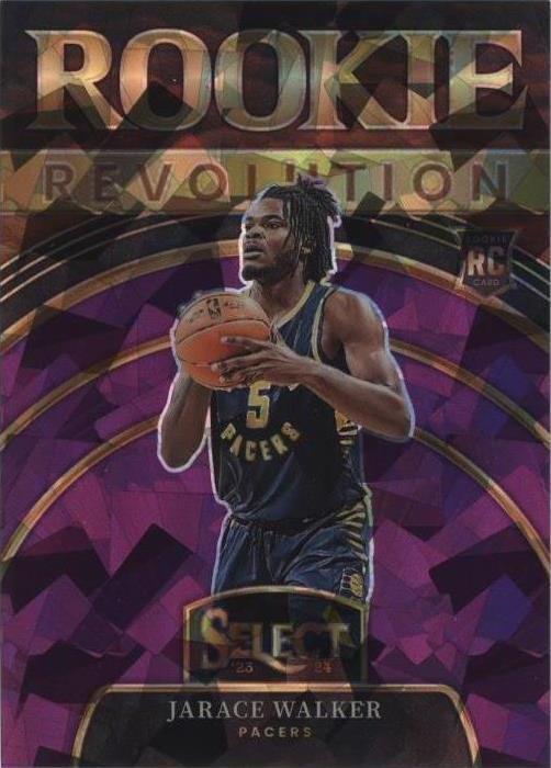 2023-24 Panini Select - Rookie Revolution Jarace Walker #10 Purple ...