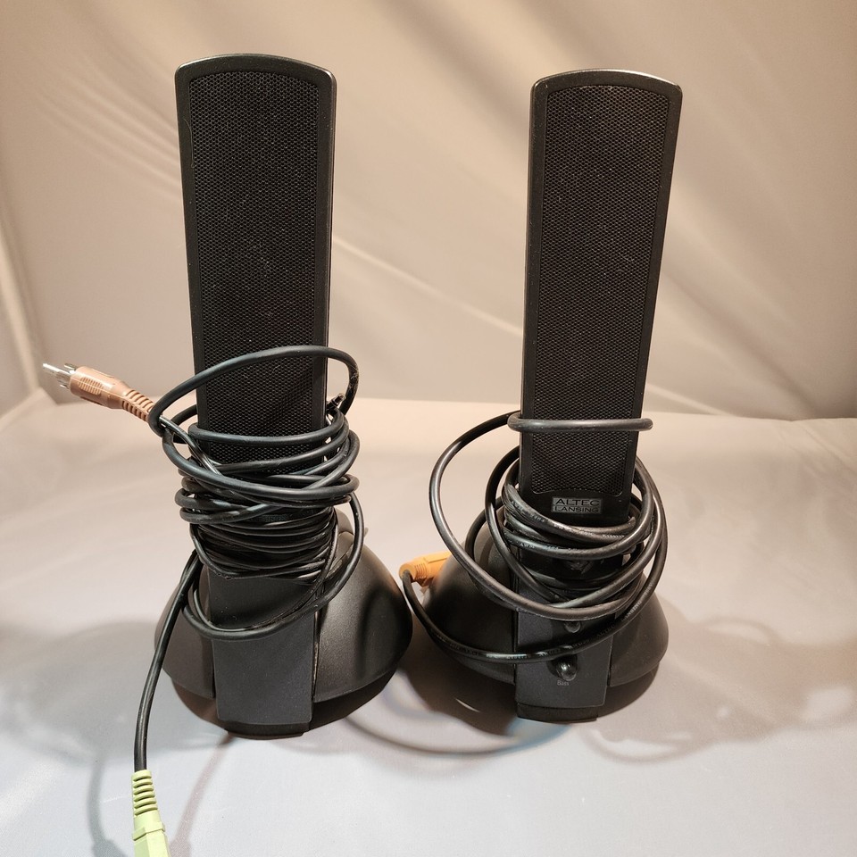 Altec Lansing ATP3 Multimedia Computer Subwoofer & Surround Speakers w ...