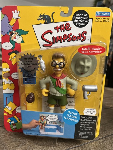 Simpsons “Scout Leader Flanders” Interactive Figure Playmates - Series ...