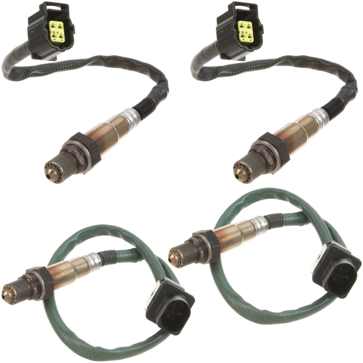 Bosch Front and Rear Oxygen Sensors Kit For Mercedes C350 C63 AMG ...