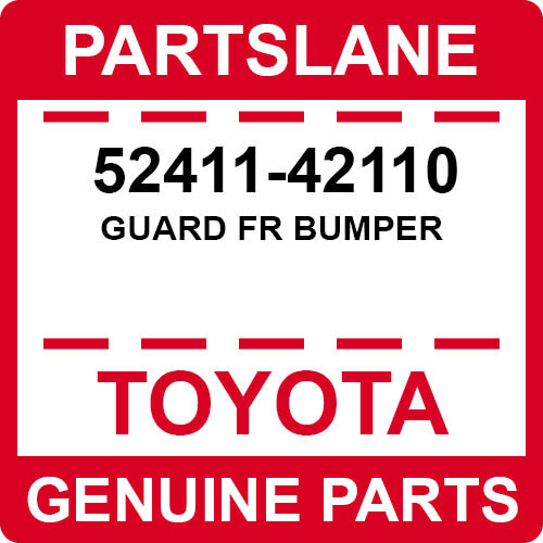 52411-42110 Toyota Guard FR Bumper 5241142110 Genuine OEM Part for sale ...