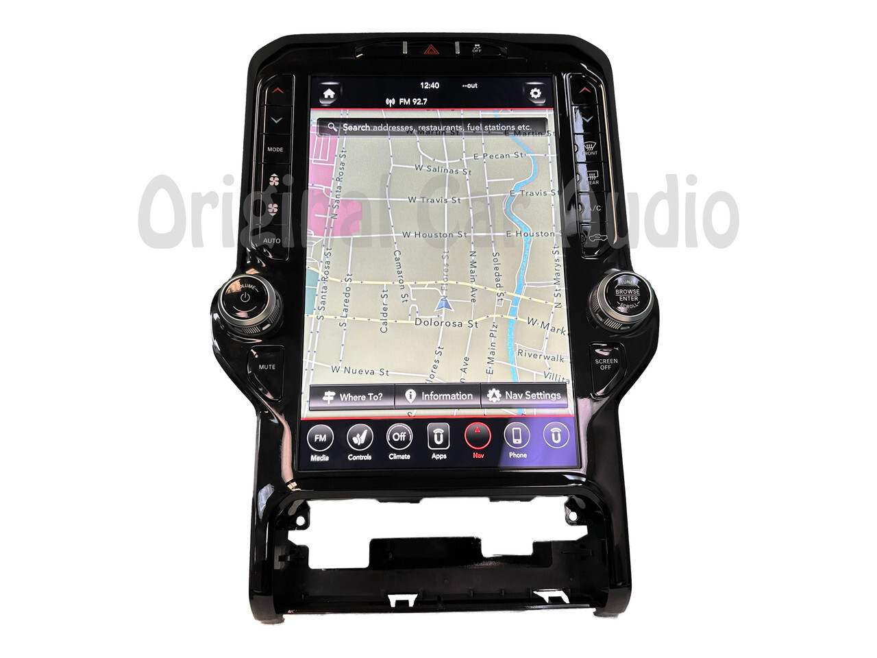 2019-2022 Ram Truck 1500 OEM Navigation Center Stack Panel Control ...