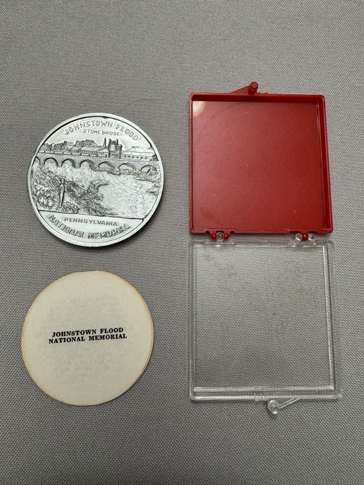 Johnstown Flood National Memorial Coin Stone Bridge South Fork Dam | eBay