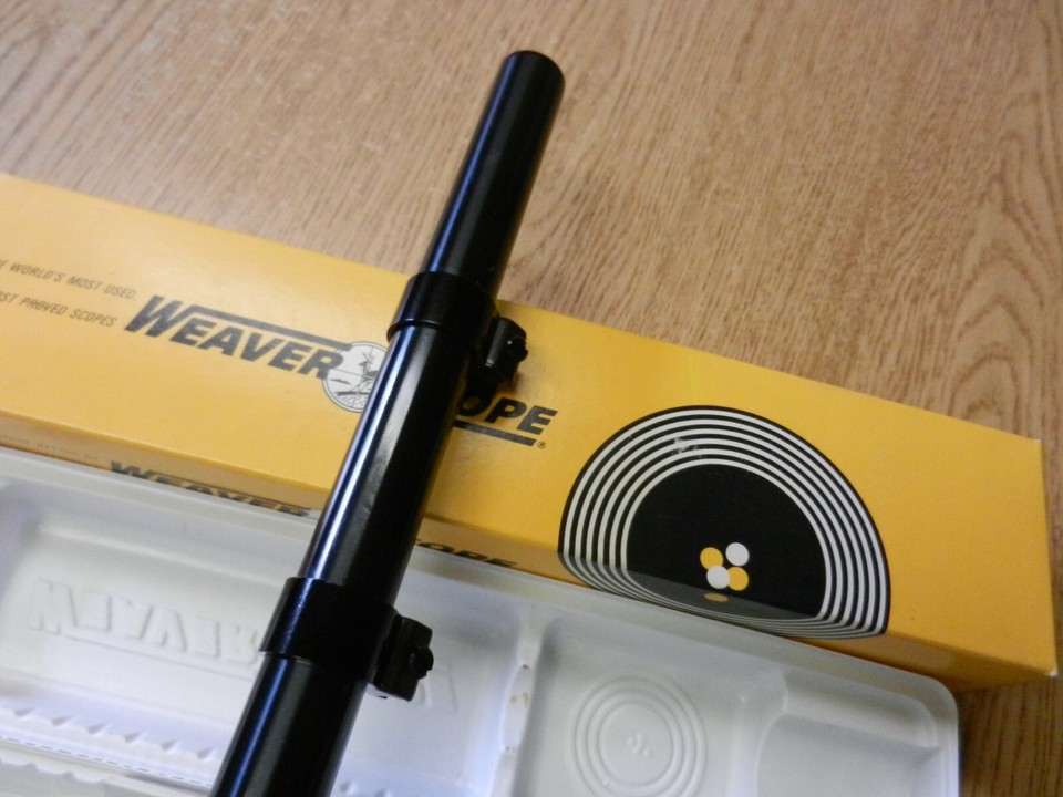 Vintage Weaver D6 6X Power Sighting In Scope W/ Box NO Cross Hairs ...