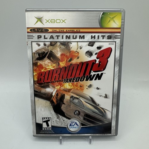 Burnout 3: Takedown (Microsoft Xbox, 2004) Platinum Original Xbox ...