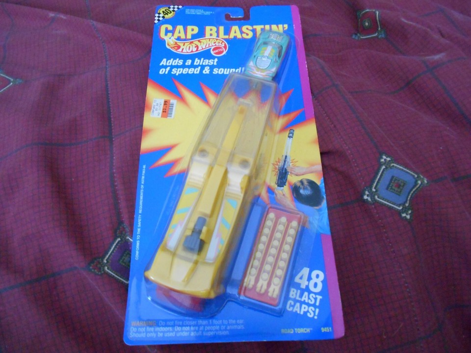 1990 Hot Wheels ROAD TORCH #9451 Cap Blastin’ Dock w/ 48 Blast Caps-Green Car | eBay