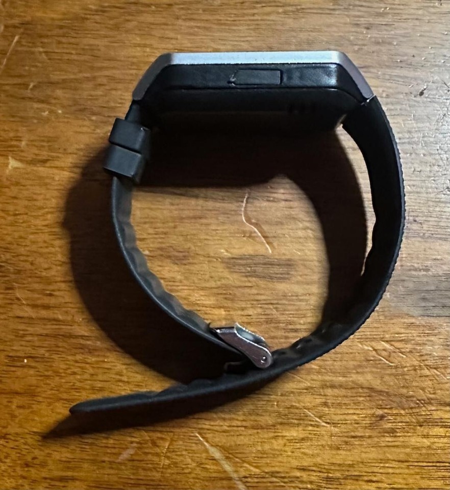 BLACK / SILVER SMART WATCH LQ-S1 CAMERA BLUETOOTH ANDROID - NO CORD # ...