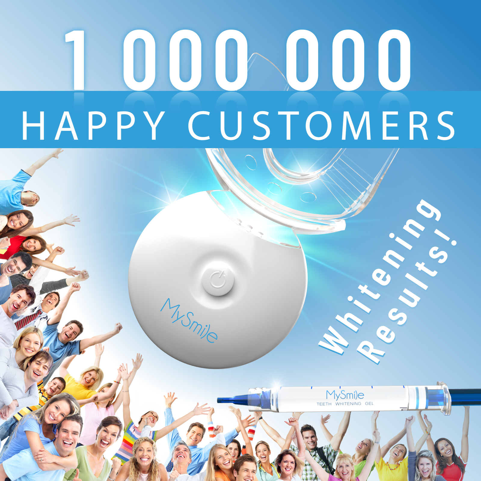 OFFICIAL MySmile Teeth Whitening Kit Non-Sensitive Whitener Kit w ...