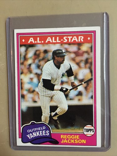 1981 Topps MLB Reggie Jackson New York Yankees Baseball Card #400 HOF ...