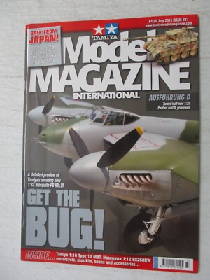 TAMIYA MODEL MAGAZINE INTERNATIONAL UK #237 JULY 2015 AUSFUHRUNG D 1/35 ...