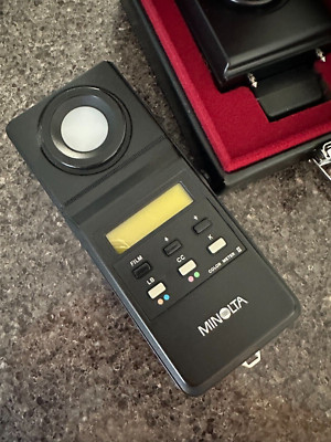 Minolta Color Meter II Kit c/w Flash Color Receptor Advanced Color ...
