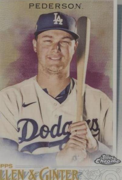 2020 Topps Allen & Ginter Chrome - Joc Pederson #184 Refractor for sale ...