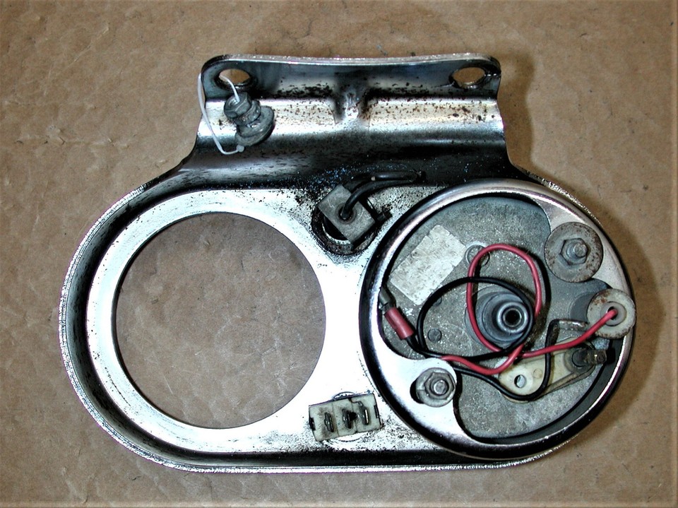 Vintage HARLEY DAVIDSON FXR OEM Motorcycle Speedometer Mounting Housing ...