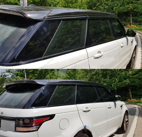 Window Visor Vent Sun Rain Guard Black For Land Rover Range Rover Sport ...