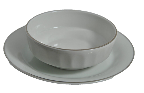 Vintage TWA Airlines Galley Food 6 3/4 in Plate and 4 - 6 0z. Bowl T ...