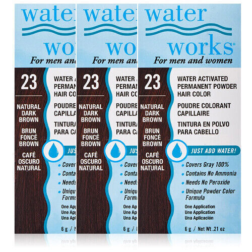 Waterworks Water Activated Permanent Powder Hair Color - CHOOSE COLOR ...