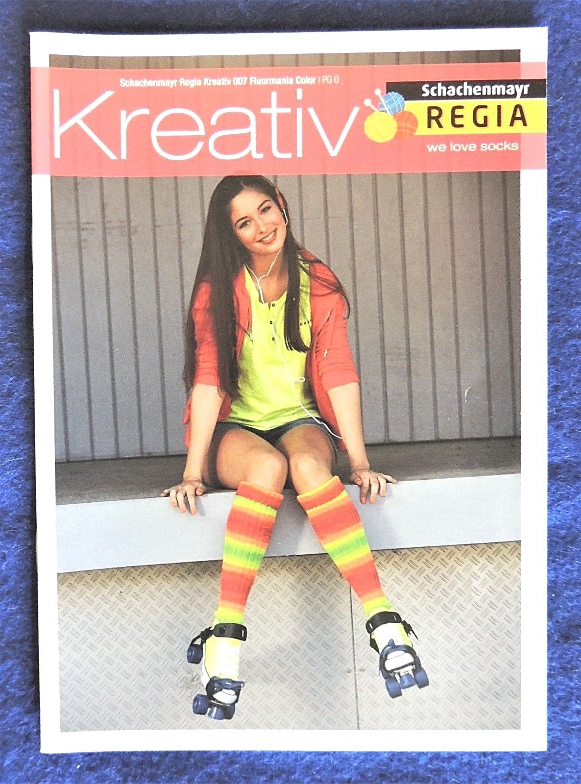 Regia Kreativ #007 Accessory Knit Patterns Hat Socks Arm Warmers ...
