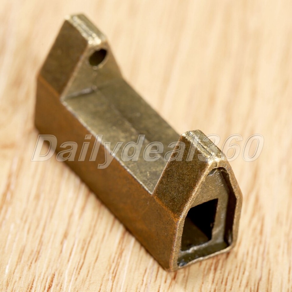 Chinese Old Style Lock Padlock & Key Jewelry Box Chest Cabinet ...