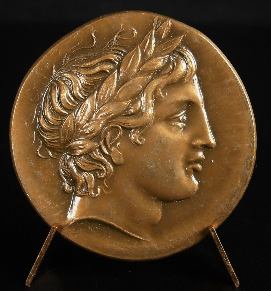 Medal Chalcidian League Apollo with Lyre 1979 restrike Greek coin | eBay