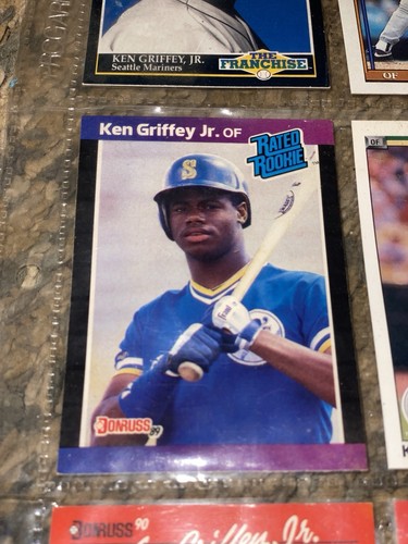 RARE-Ken Griffey Jr. Rookie ERROR CARD-No Period Dot after Inc /white ...
