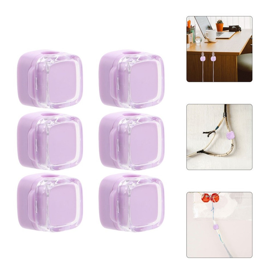 6 Pcs Cable Organiser Wrap Cord Organizer for Desk Magnetic Clips | eBay UK