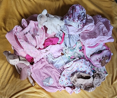 Newborn Baby Girl Lot Blankets Clothing Accessories Toys | eBay