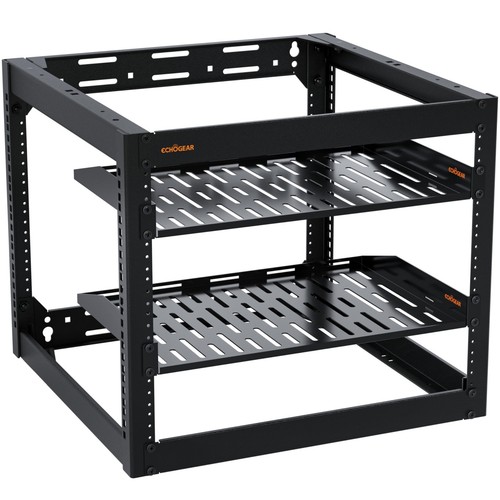 10U Network Rack - Wall Mountable Heavy Duty 4 Post Design Holds All ...