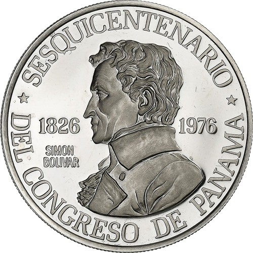[#135276] Panama, 150 Balboas, Panamá Congress, 1976, Franklin Mint ...