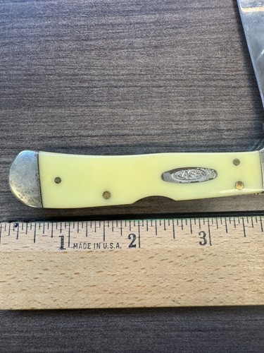 Case XX Yellow Composition 31549L CV Copperlock Single Blade Pocket ...