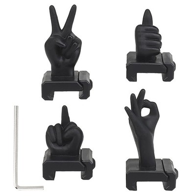Fun Functional Finger Sight Set, V Hand & Middle Finger and Okay ...