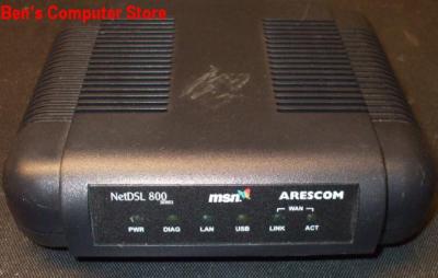 Arescom ND860VUE MSN NetDSL 800 Broadband DSL Modem | eBay