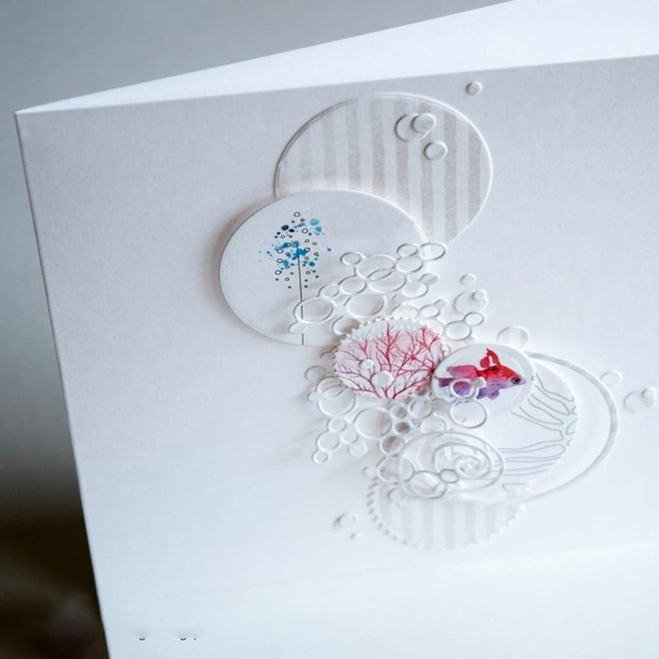 Circle Geometric Die Cut for Card Making, Circle Metal Cutting Dies ...